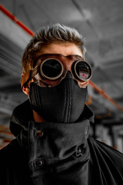 Kombat Mouth Caps - Black - Preventive Face Mask - Industrias Roboto