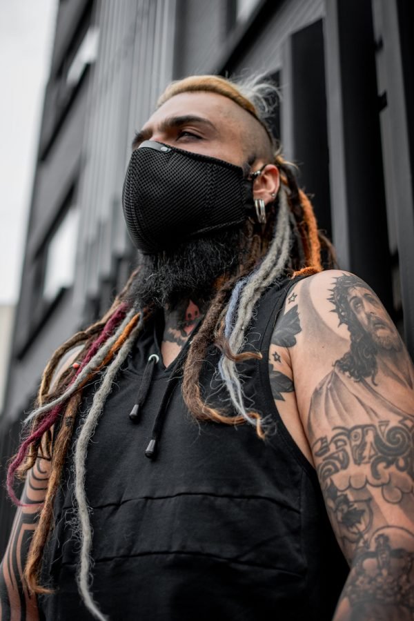 Kombat Mouth Caps - Black - Preventive Face Mask - Industrias Roboto