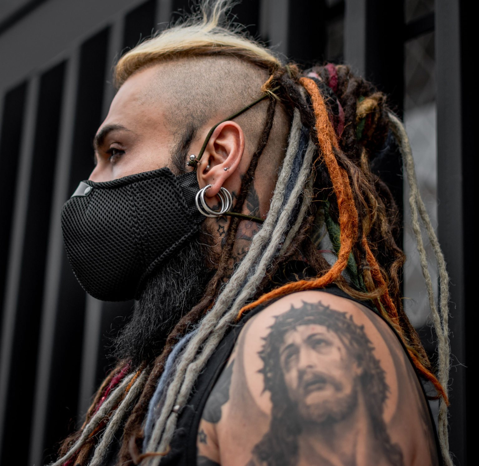 Kombat Mouth Caps - Black - Preventive Face Mask - Industrias Roboto