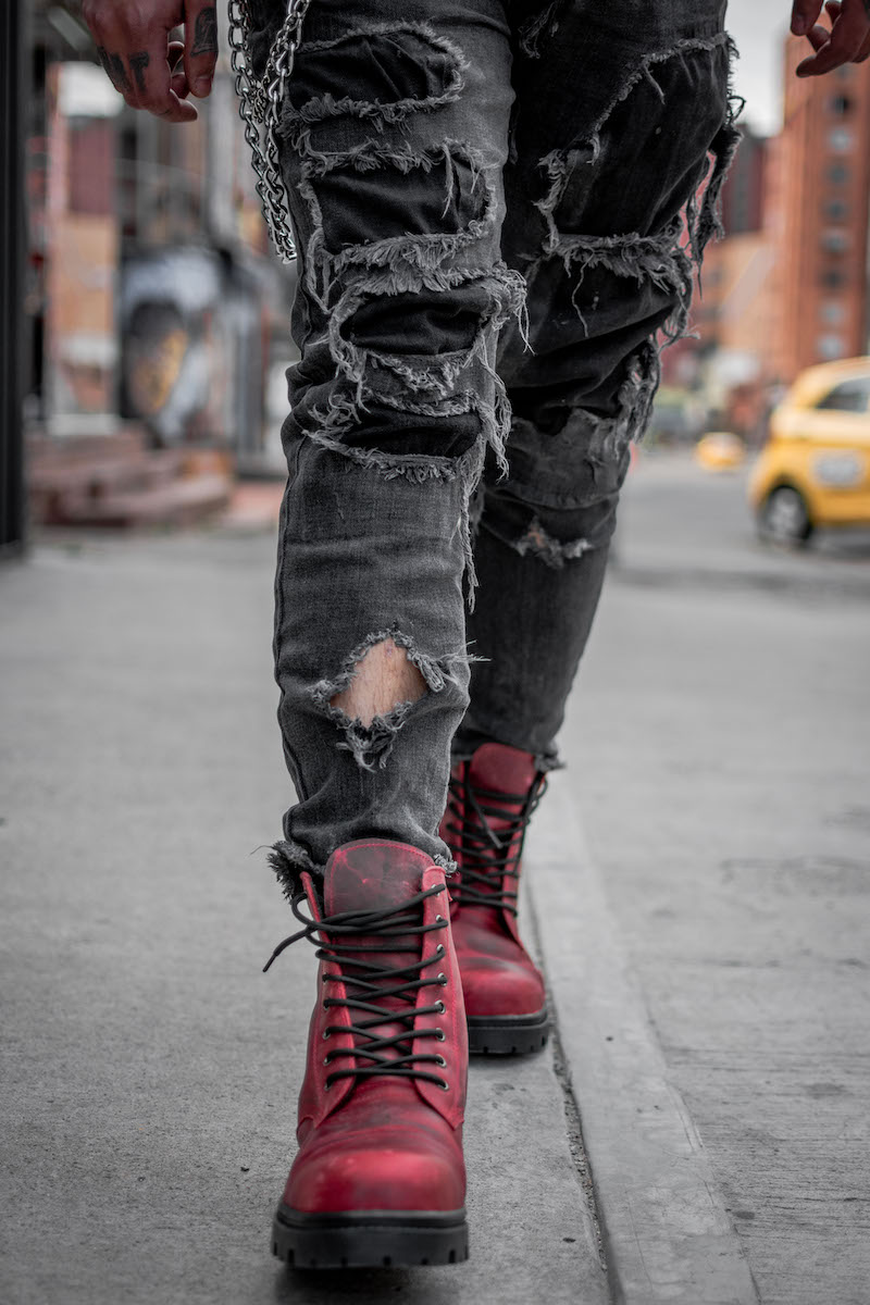 Botas Combat Red Unisex – Industrias Roboto