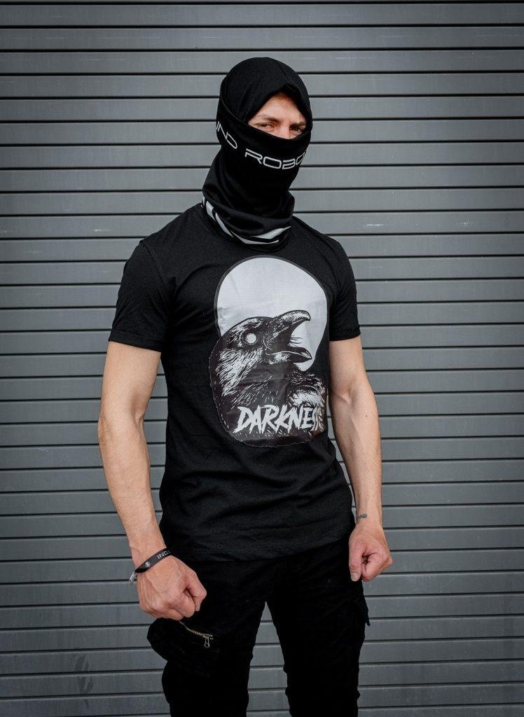 Camiseta Dark Raven Blanco - Industrias Roboto
